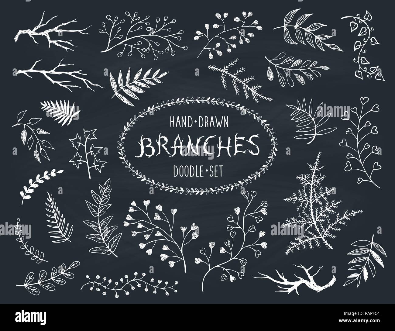 vector branches collection Stock Vector Image & Art - Alamy