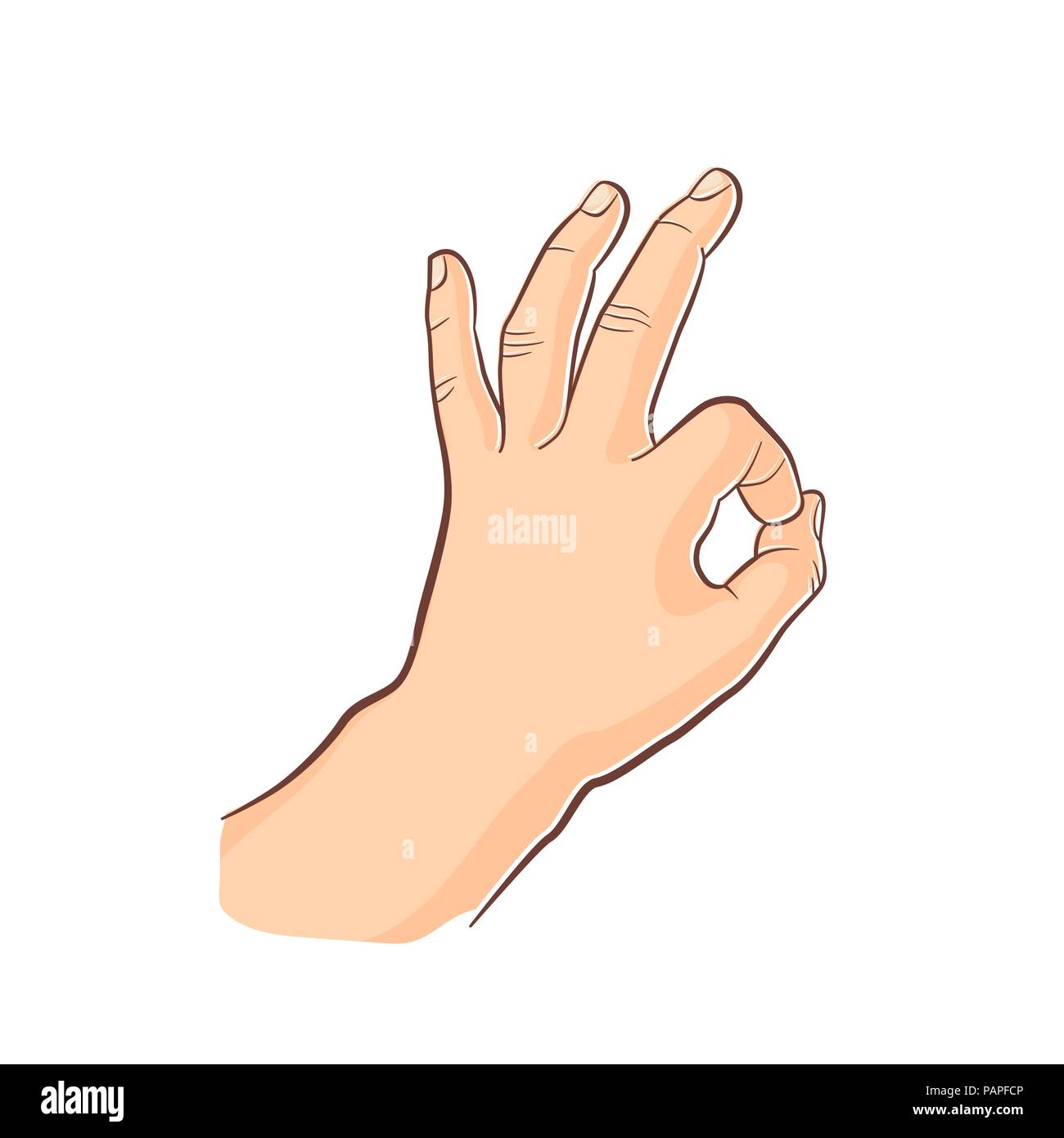human gesture vector Stock Vector Image & Art - Alamy