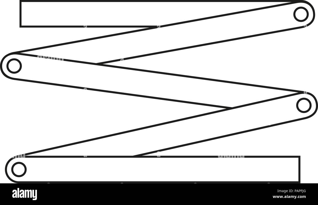 Line art black and white folding ruler Stock Vector Image & Art - Alamy