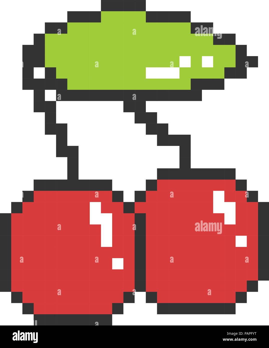 8 bit cherry hi-res stock photography and images - Alamy