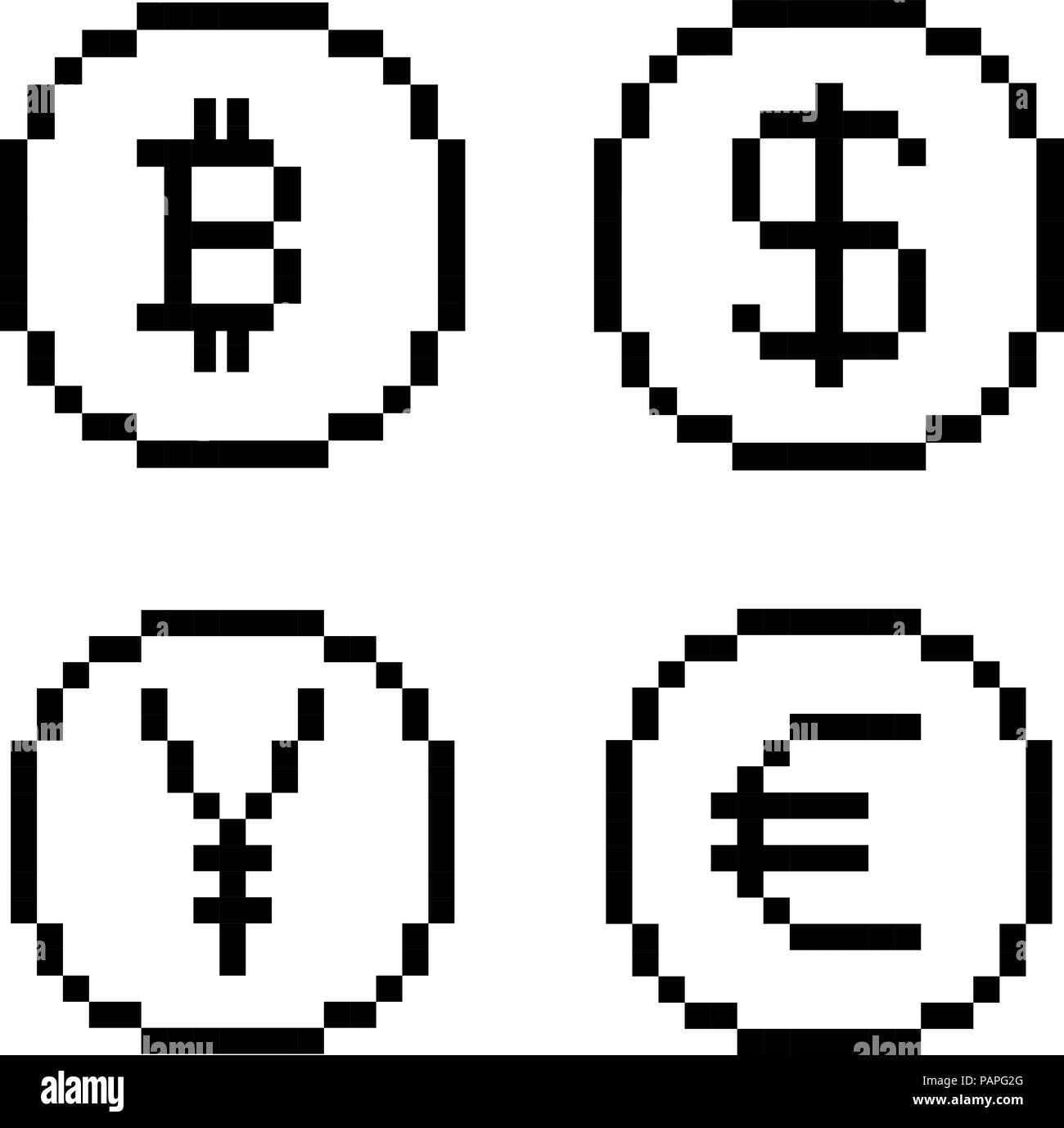 Video game bit assets Stock Vector Images - Alamy