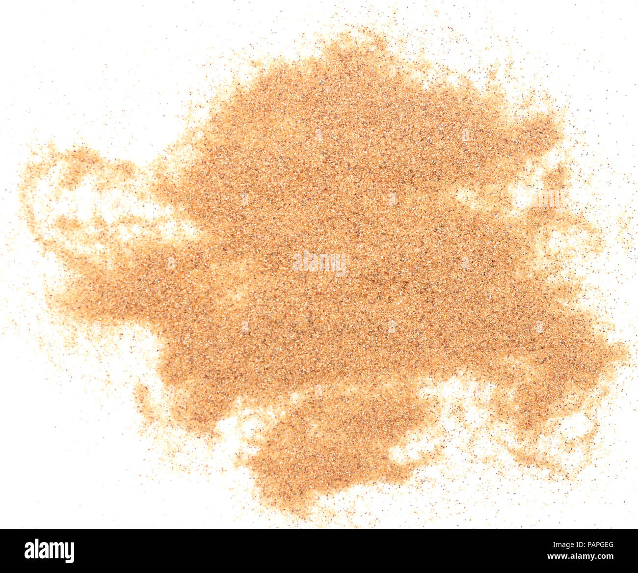 Sand on white Stock Photo - Alamy