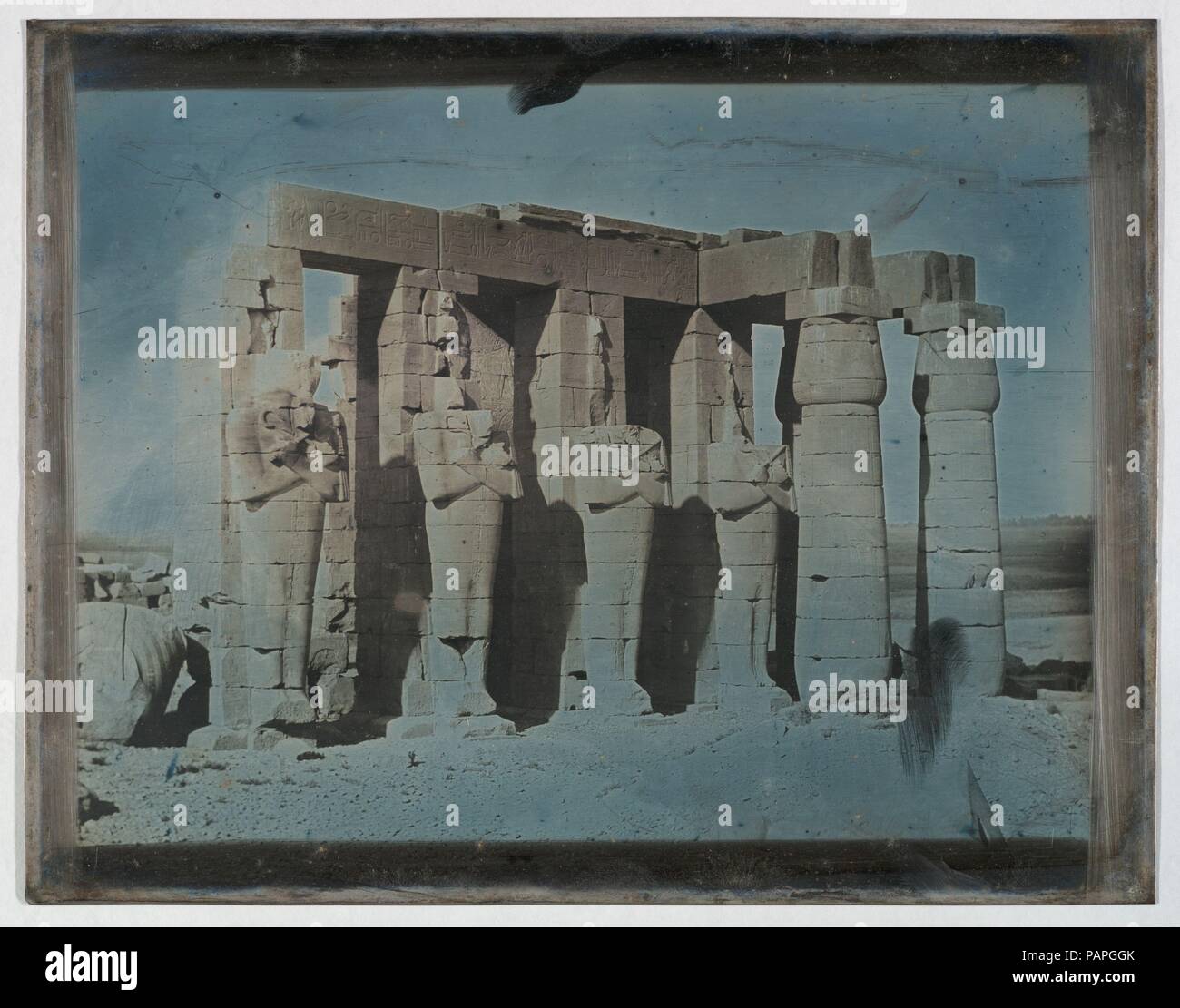 Thebes Rhamseion. Artist: Joseph-Philibert Girault de Prangey (French ...