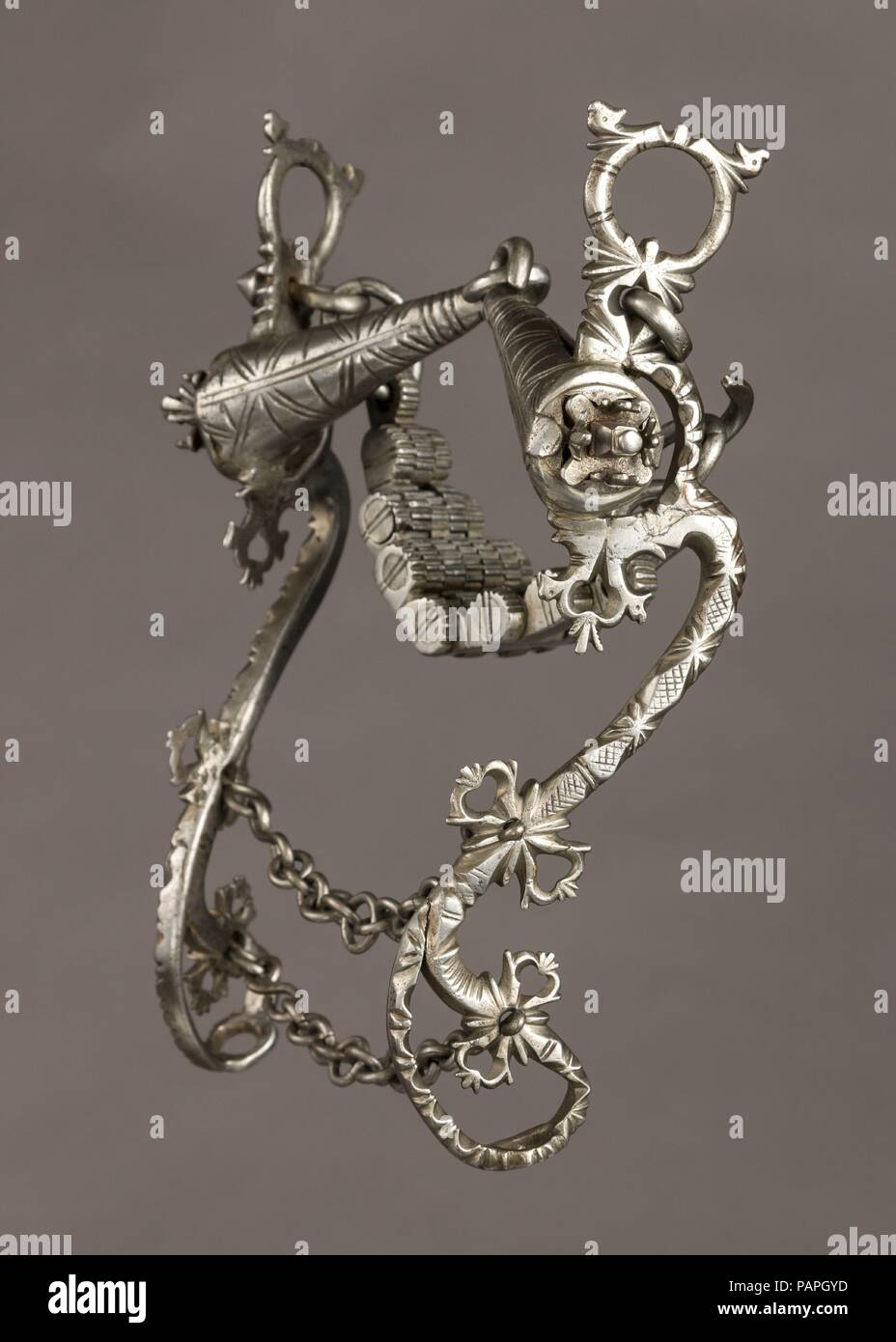 Curb Bit. Culture: German. Dimensions: H. 9 1/2 in. (24.1 cm); W. 8 in ...