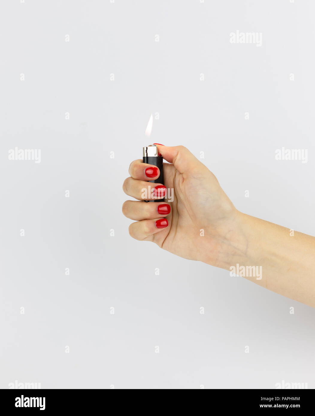 Womans hand light switch hi-res stock photography and images - Alamy