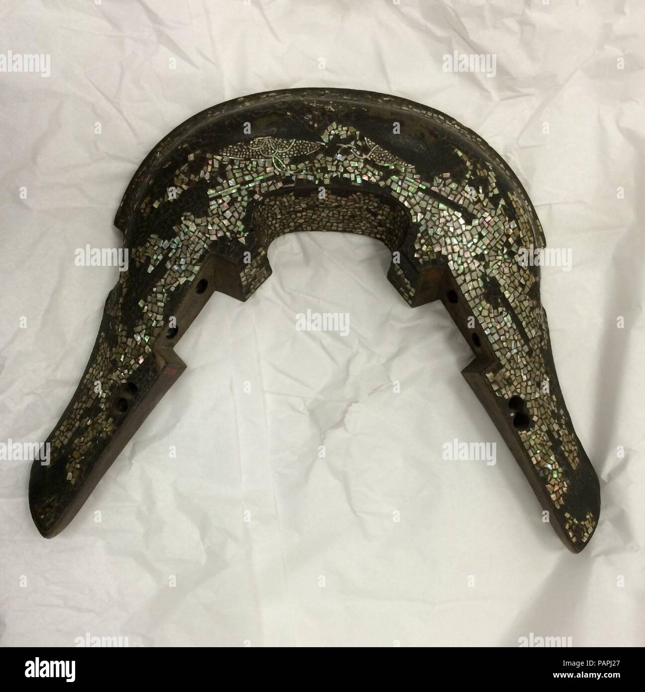 Saddle (Kura). Culture: Japanese. Dimensions: burr plate: H 12 3/4 in ...