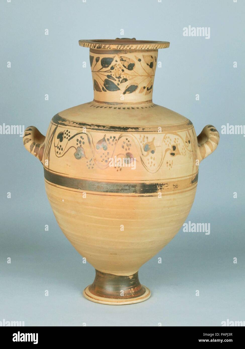 Terracotta Hadra hydria (water jar). Culture: Greek, Egypt, Alexandria ...