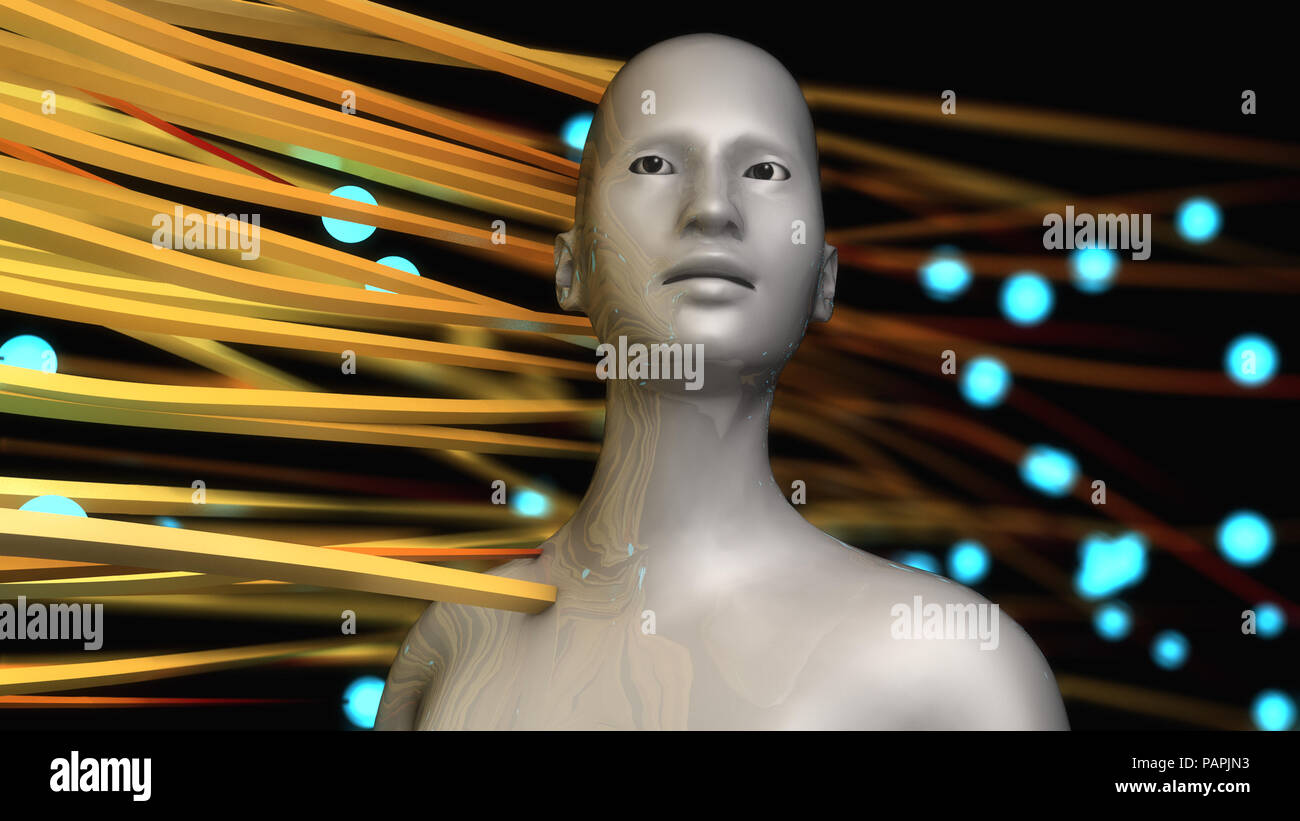 3d render human shattered hi-res stock photography and images - Alamy