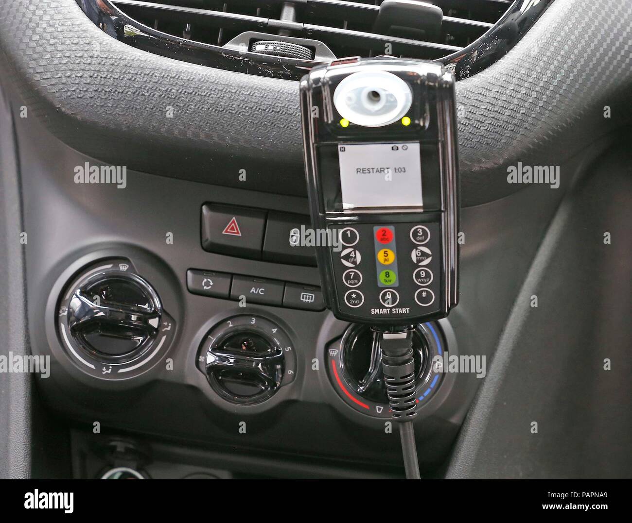 The in car alcohol interlock device which stops drink drivers from ...
