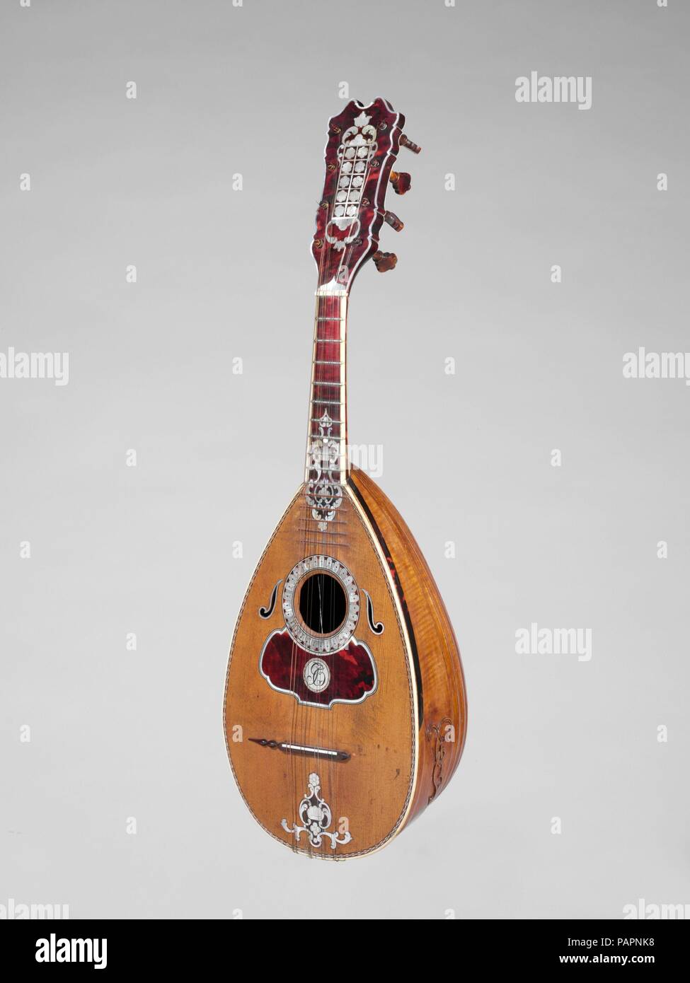 Mandolin. Culture: Portuguese. Dimensions: L.: 58 cm Stg L.: 34 cm ...