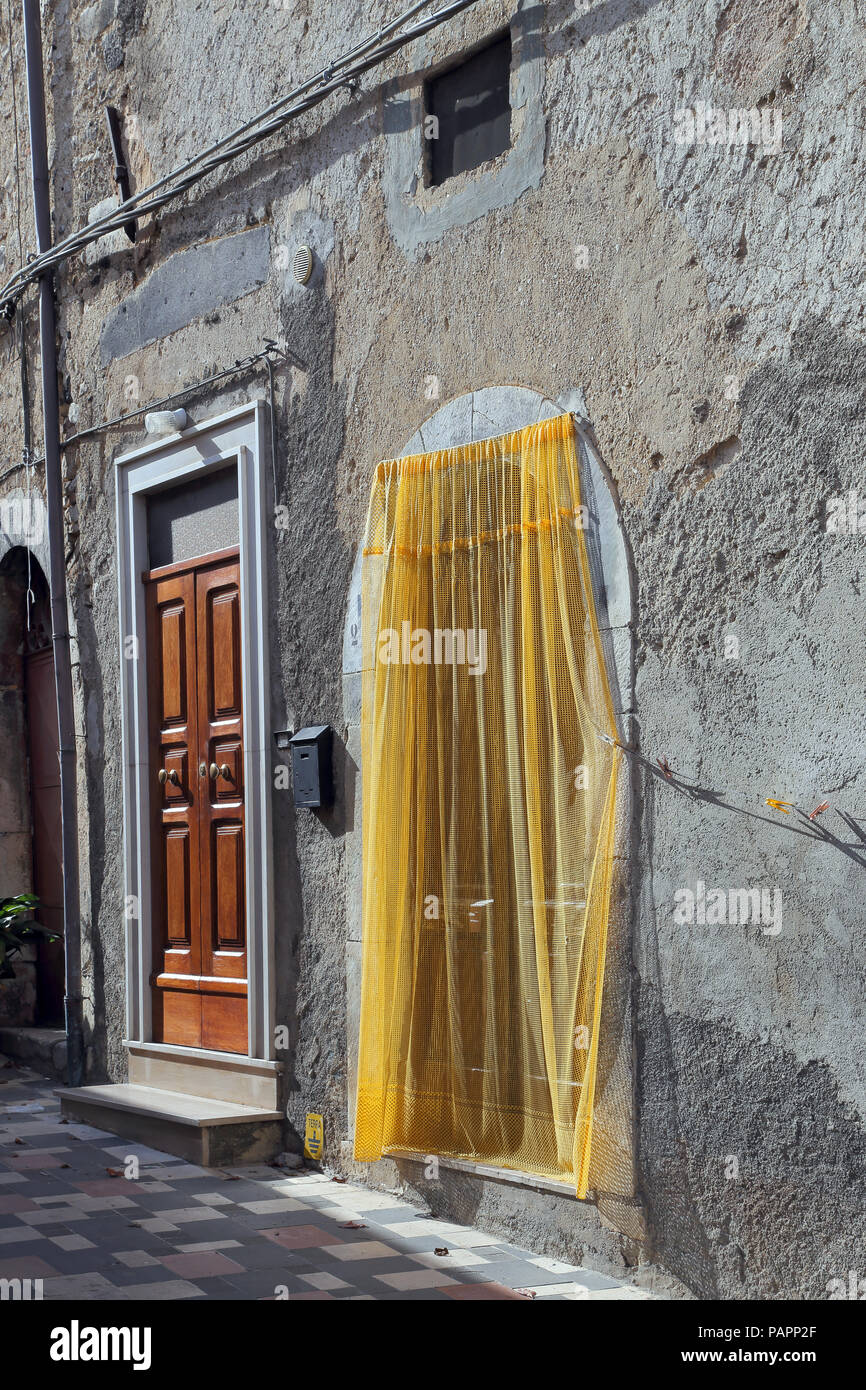 CORFINIO, ITALY - SEPTEMBER 06,2015: View of the ancient town ...