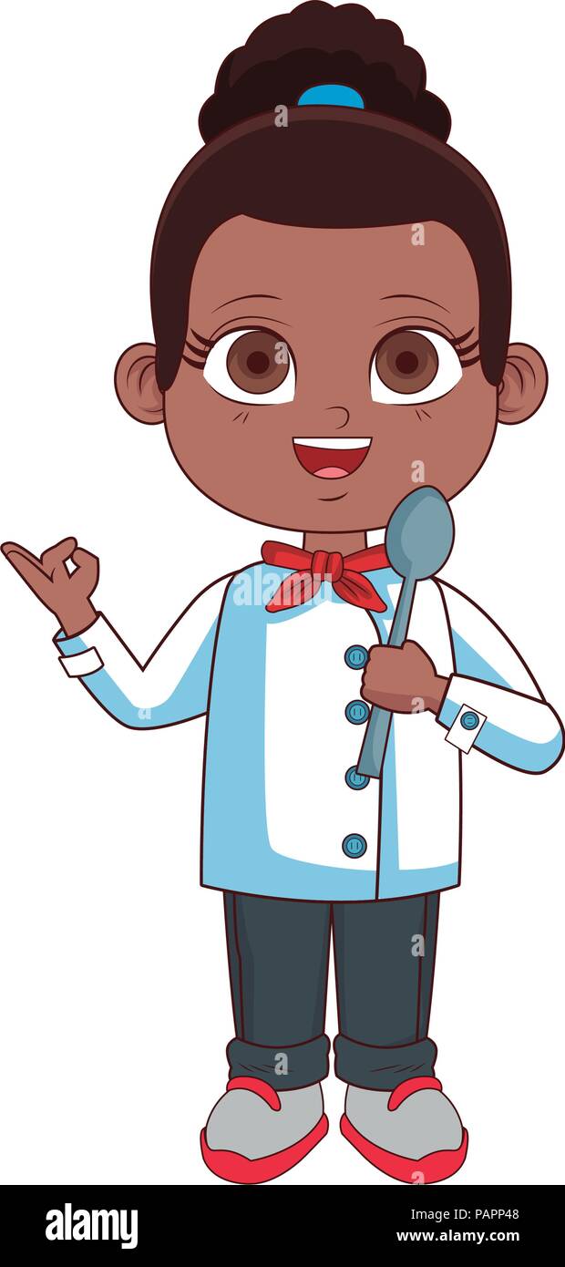 Chef kid cartoon Stock Vector Image & Art - Alamy