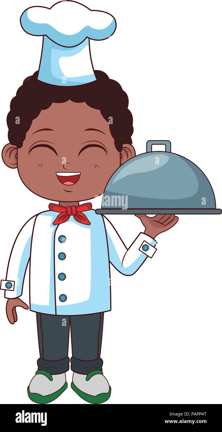 Chef kid cartoon Stock Vector Image & Art - Alamy