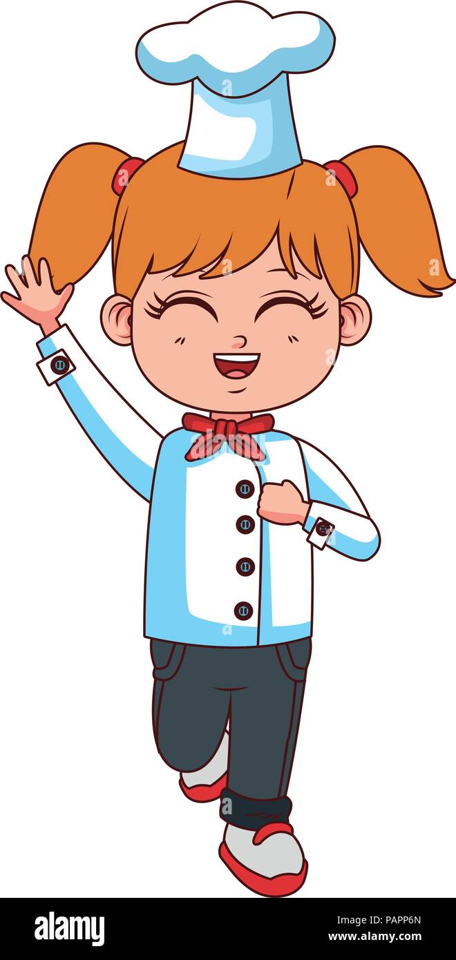 Chef kid cartoon Stock Vector Image & Art - Alamy