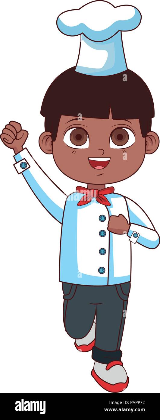 Chef kid cartoon Stock Vector Image & Art - Alamy