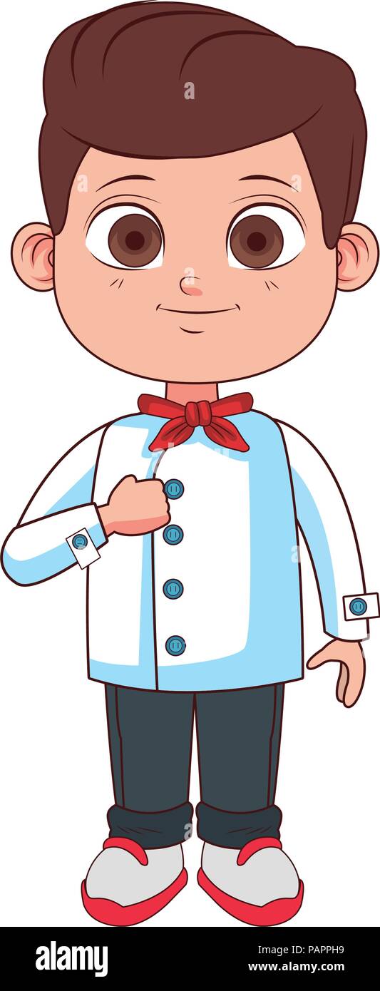 Chef kid cartoon Stock Vector Image & Art - Alamy