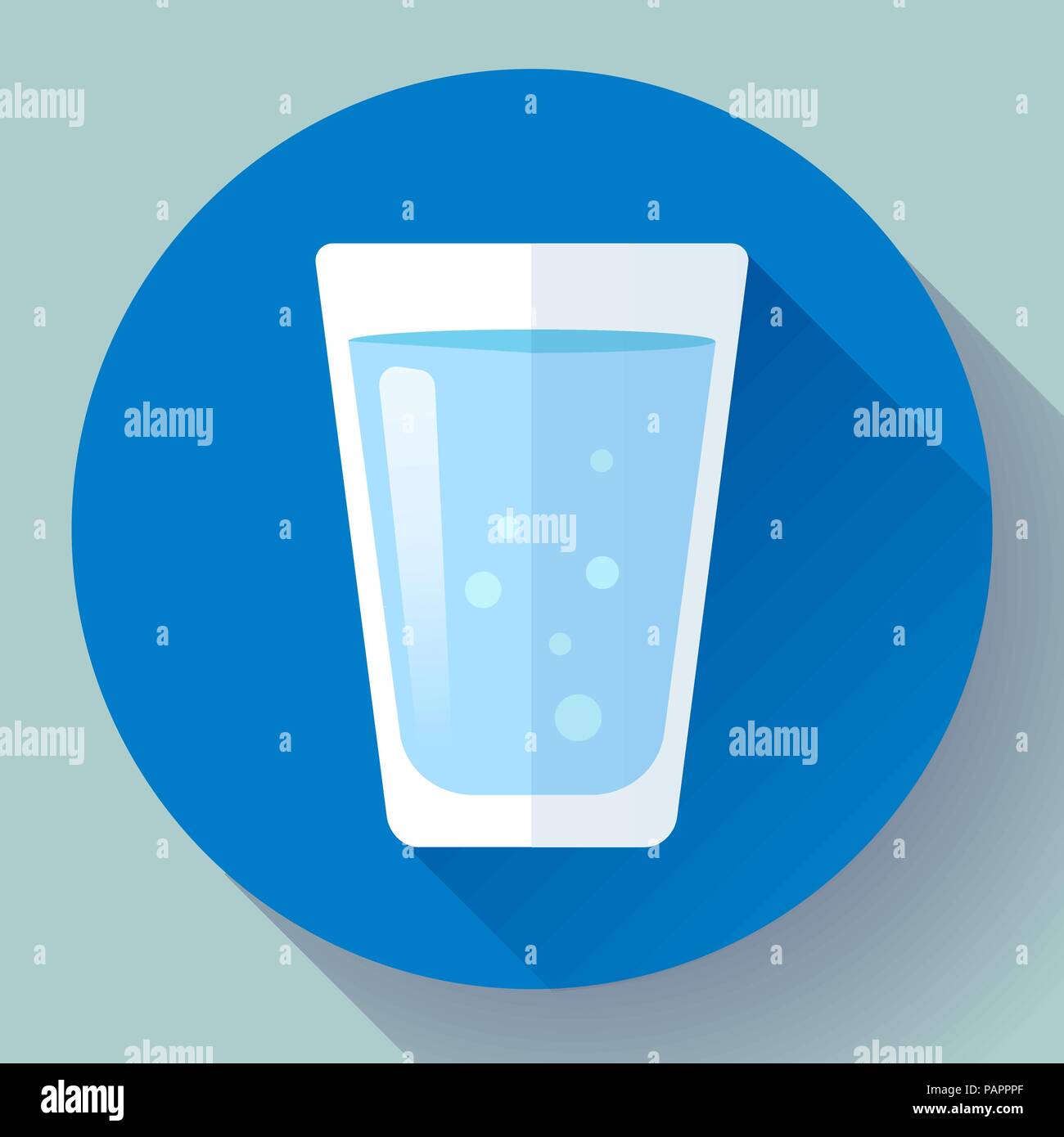 Glass cool clear water Stock Vector Images - Alamy