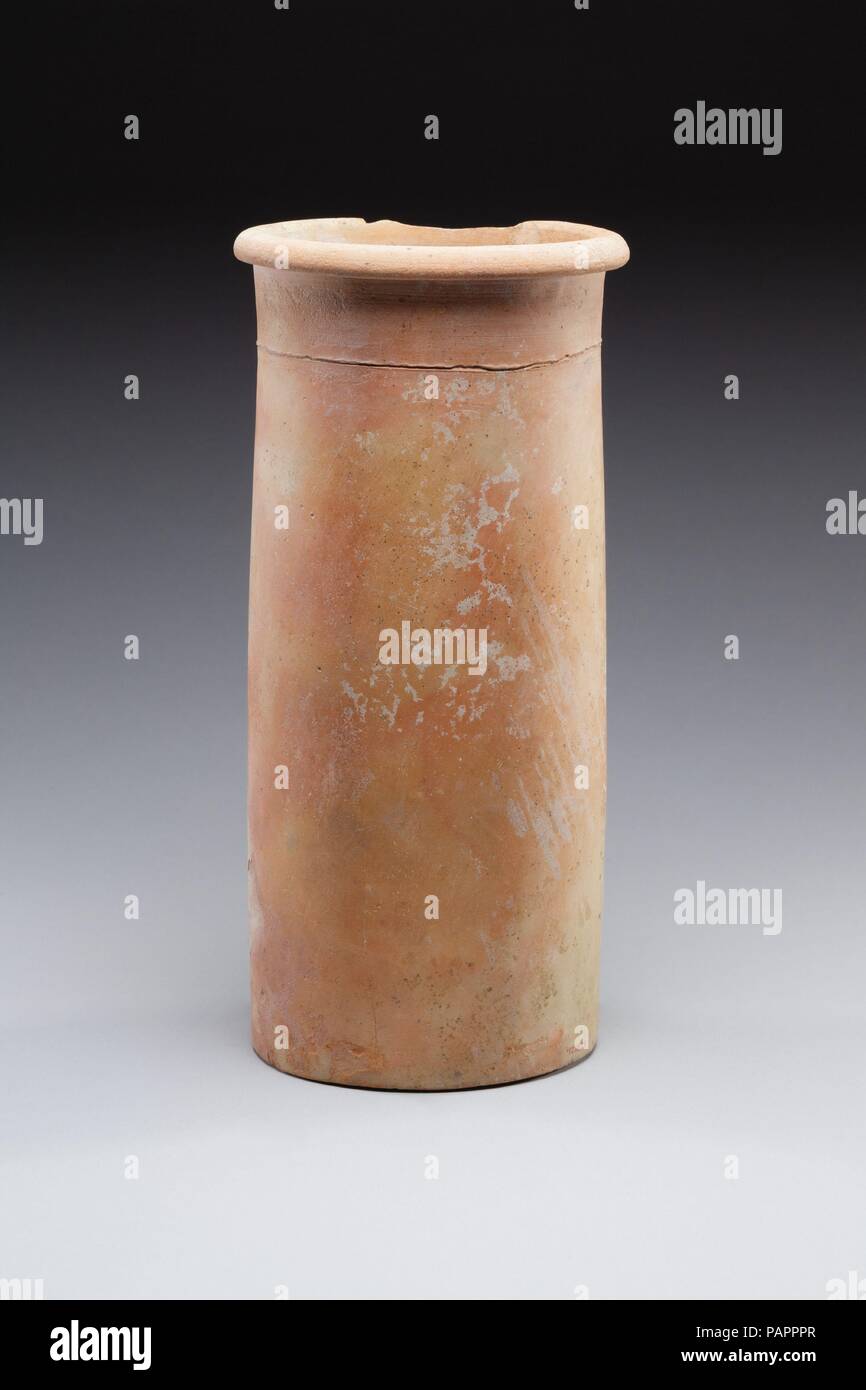Cylindrical Jar. Dimensions: H. 22.9 cm (9 in.); Diam. 10.8 cm (4 1/4 ...