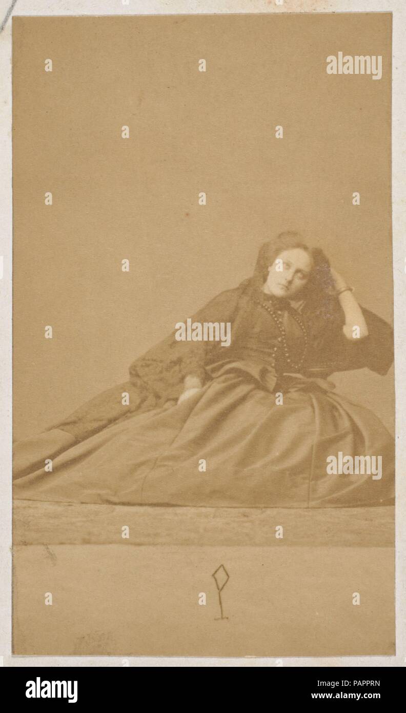 Réverie. Artist: Pierre-Louis Pierson (French, 1822-1913). Dimensions ...