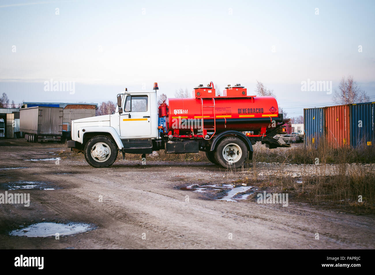 Small gaz transporter ship hi-res stock photography and images - Alamy
