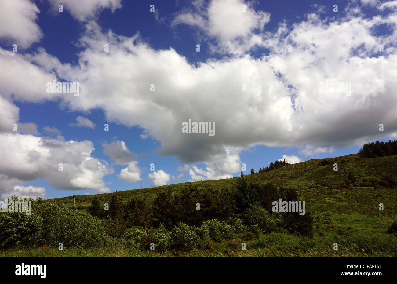 Irish Countryside Bluestack Mountains County Donegal Stock Photo - Alamy