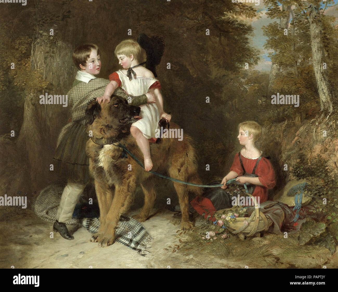 Landseer Charles - Portrait of the Children of Rev. Edward Coleridge of ...