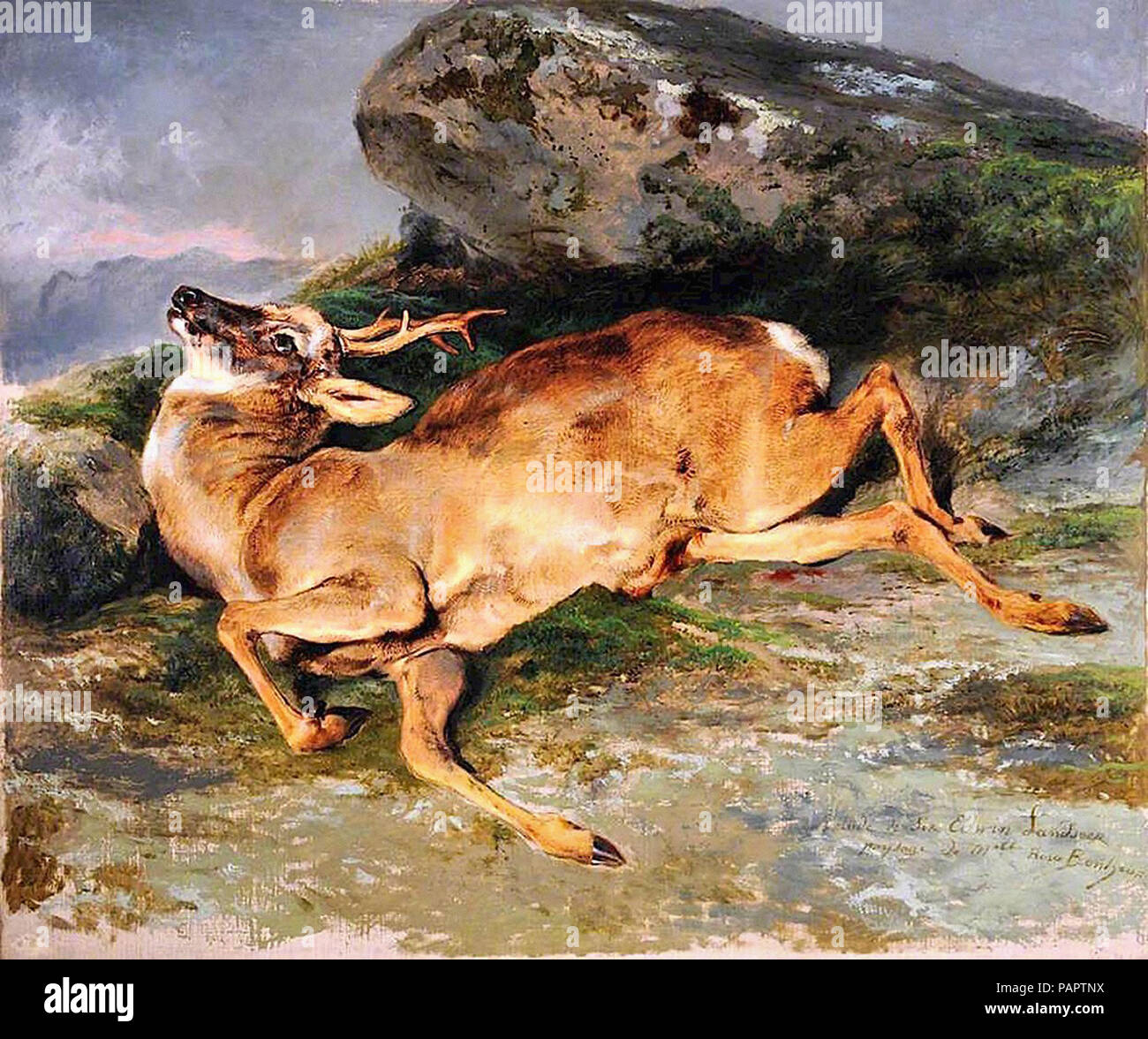 Landseer Sir Edwin Henry - a Stray Shot Stock Photo - Alamy