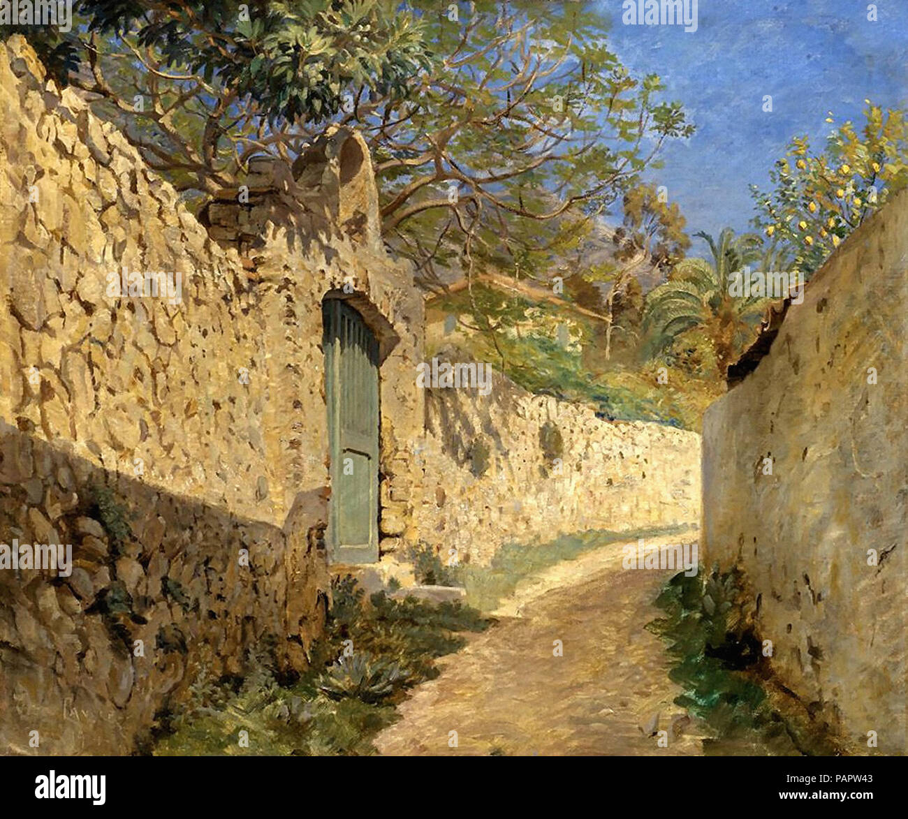 Langer Olaf Viggo Peter - a Village Path Italy Stock Photo - Alamy