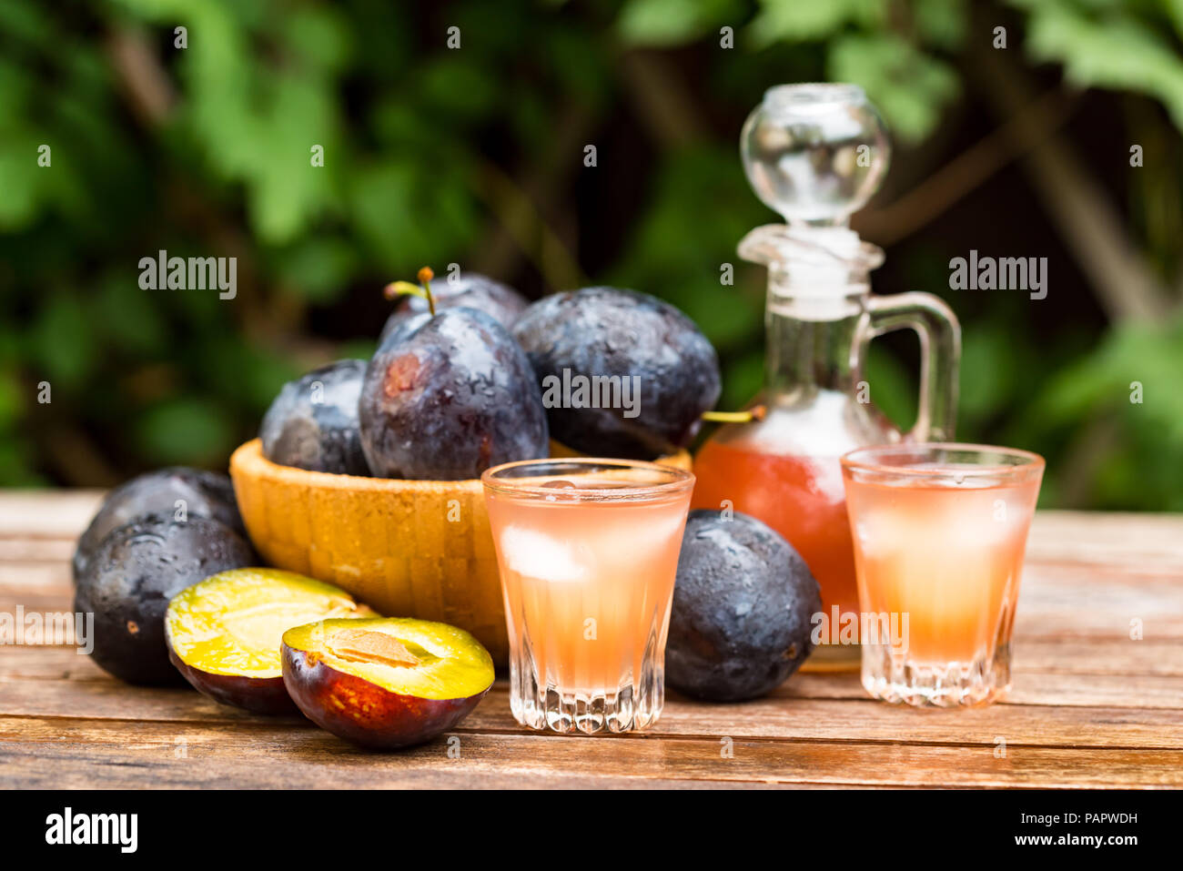 Slivovica plum schnapps hi-res stock photography and images - Alamy