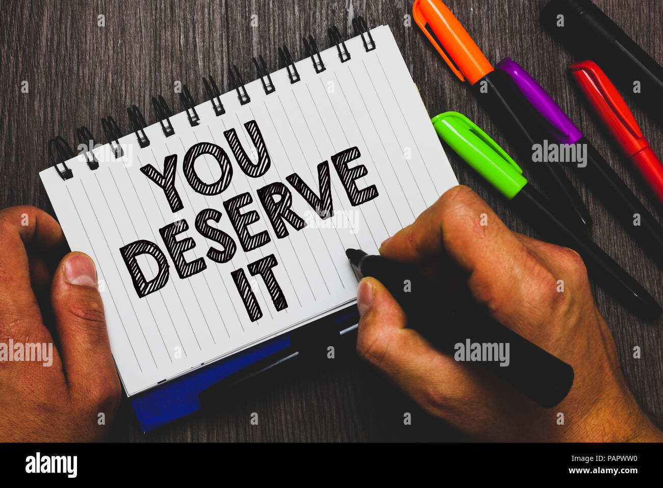 Rewarding yourself hi-res stock photography and images - Alamy