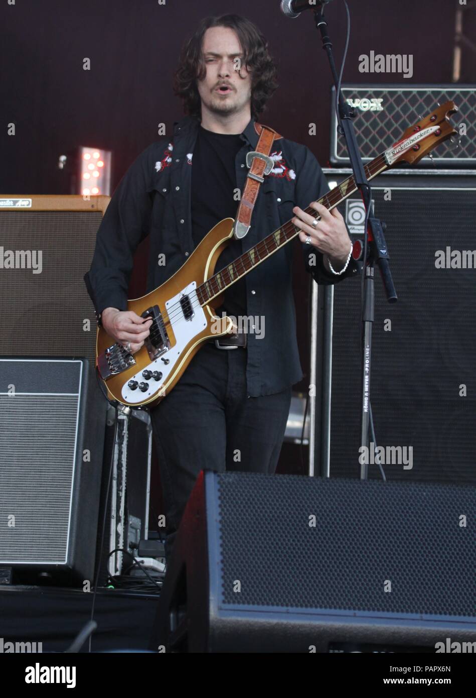 Wigan,Uk The Courteeners and The Coral perform to sell out crowd at ...