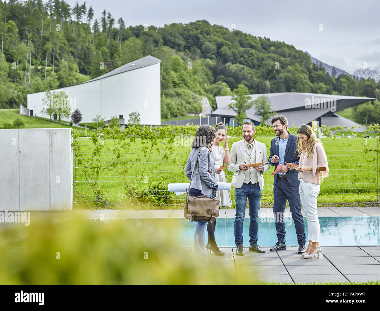 Women talking outside together hi-res stock photography and images - Alamy