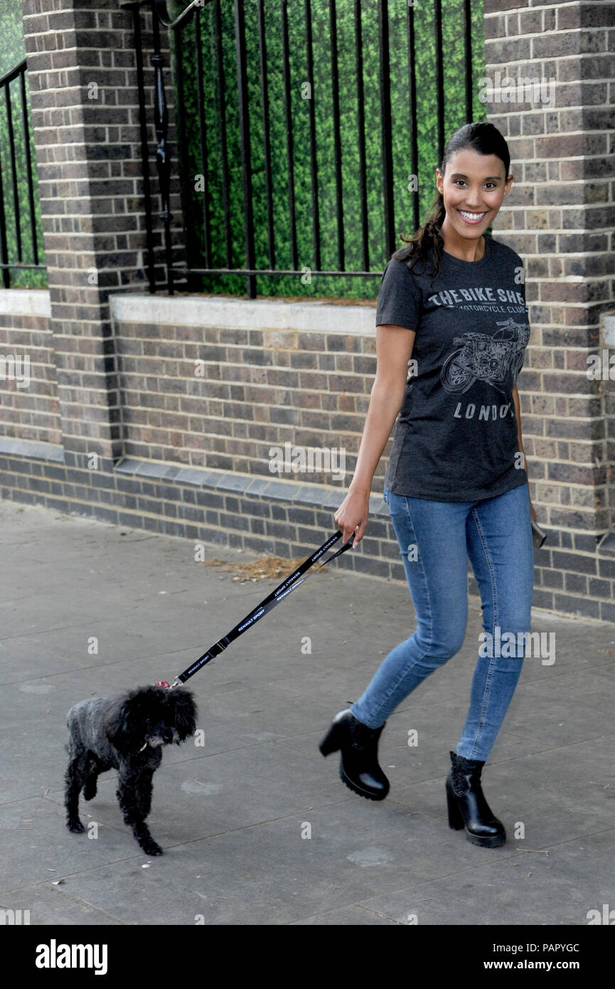 Model Layla Romic out and about in Kensington, London. Featuring: Layla ...