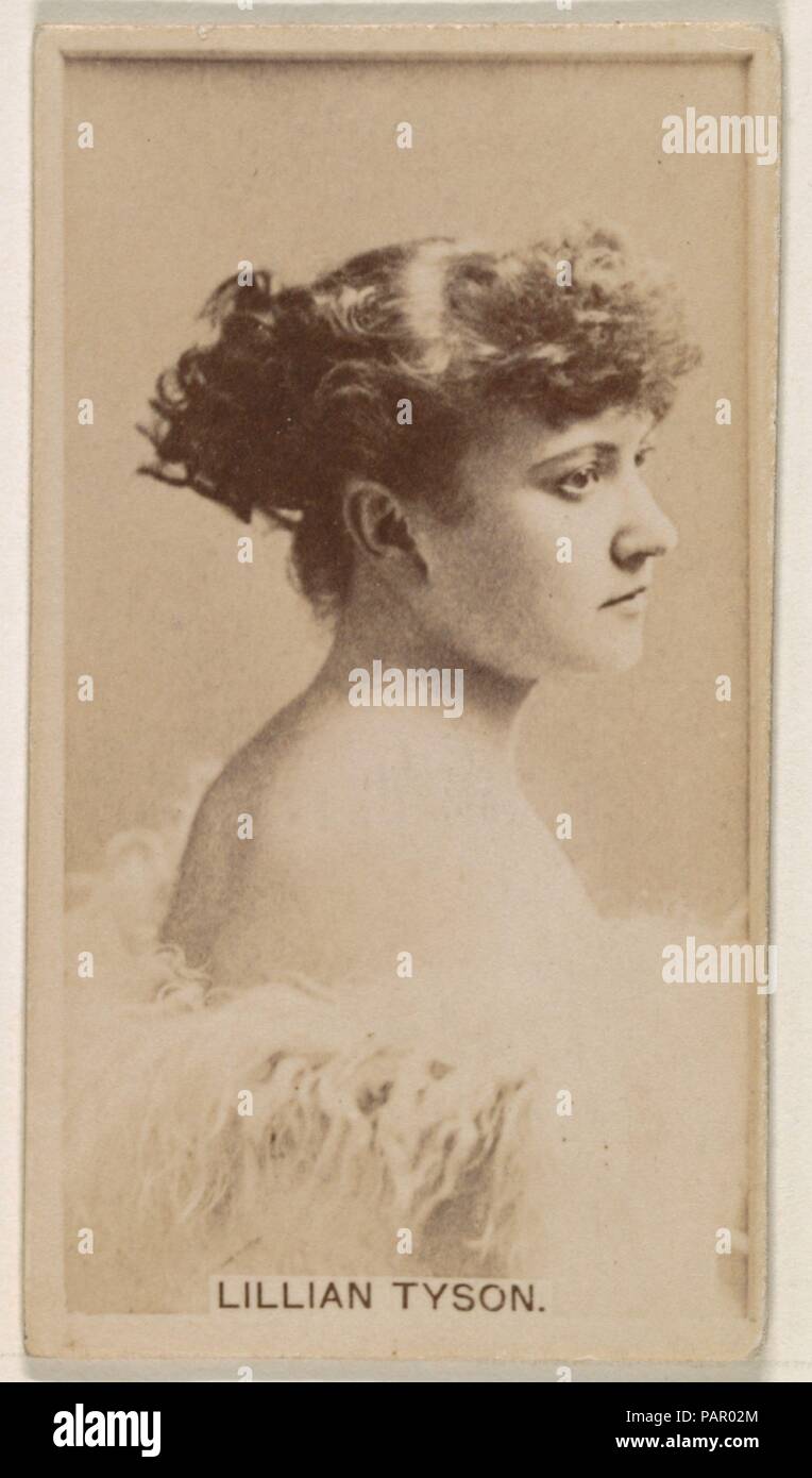Lillian Tyson, from the Actresses series (N245) issued by Kinney ...
