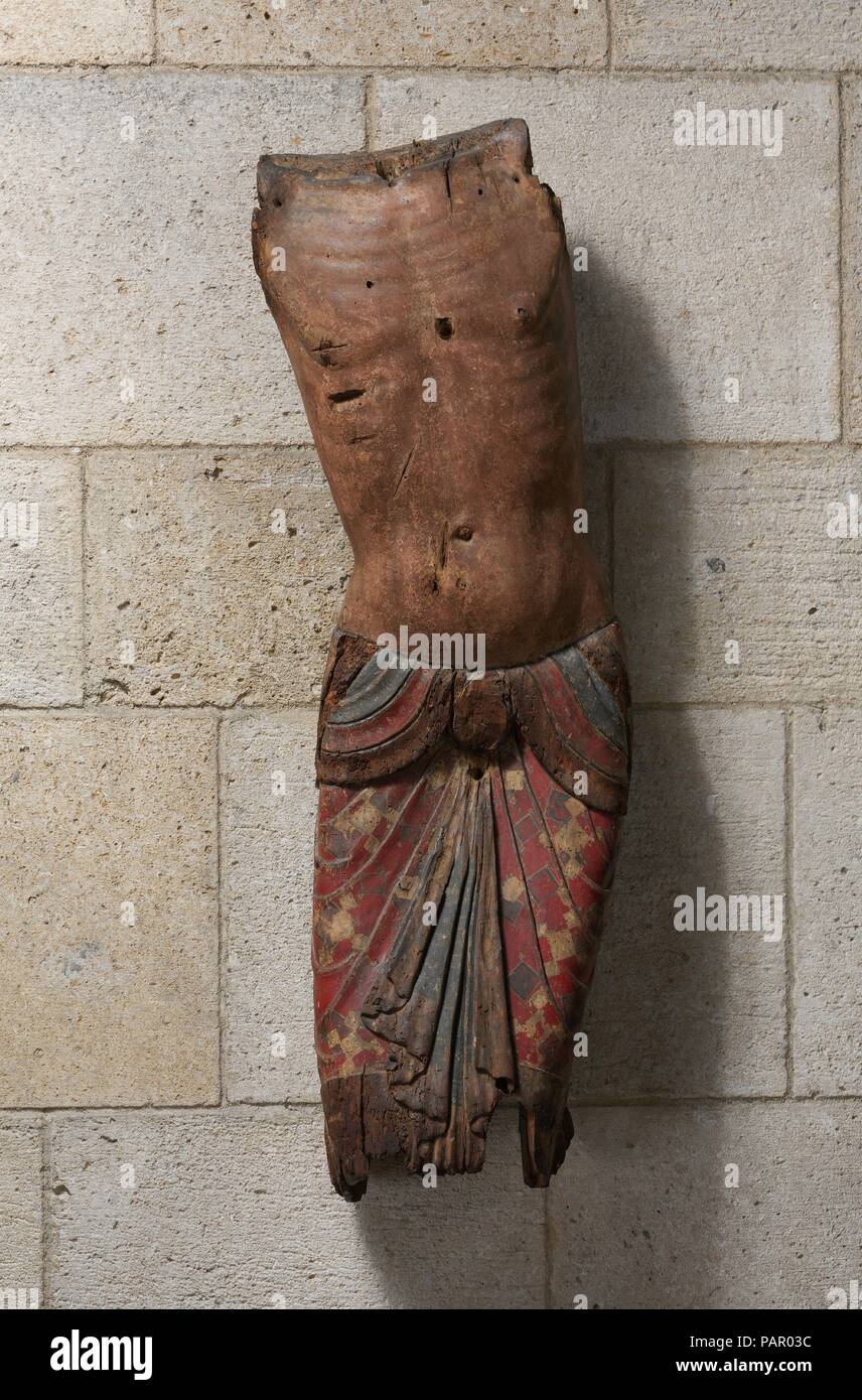 Torso of Christ. Culture: French. Dimensions: 43 x 13 3/4 x 9 1/2 in ...