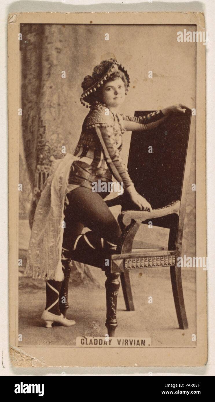 Gladday Virvian, from the Actresses series (N245) issued by Kinney ...