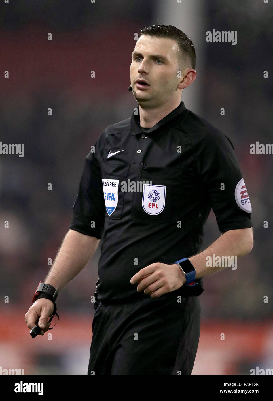 Michael Oliver, match referee Stock Photo - Alamy