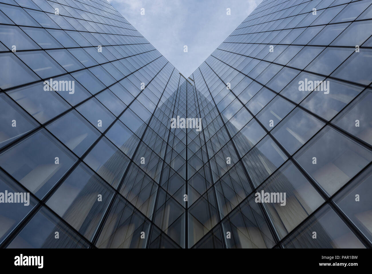 France, Paris, glass facade of library Stock Photo - Alamy