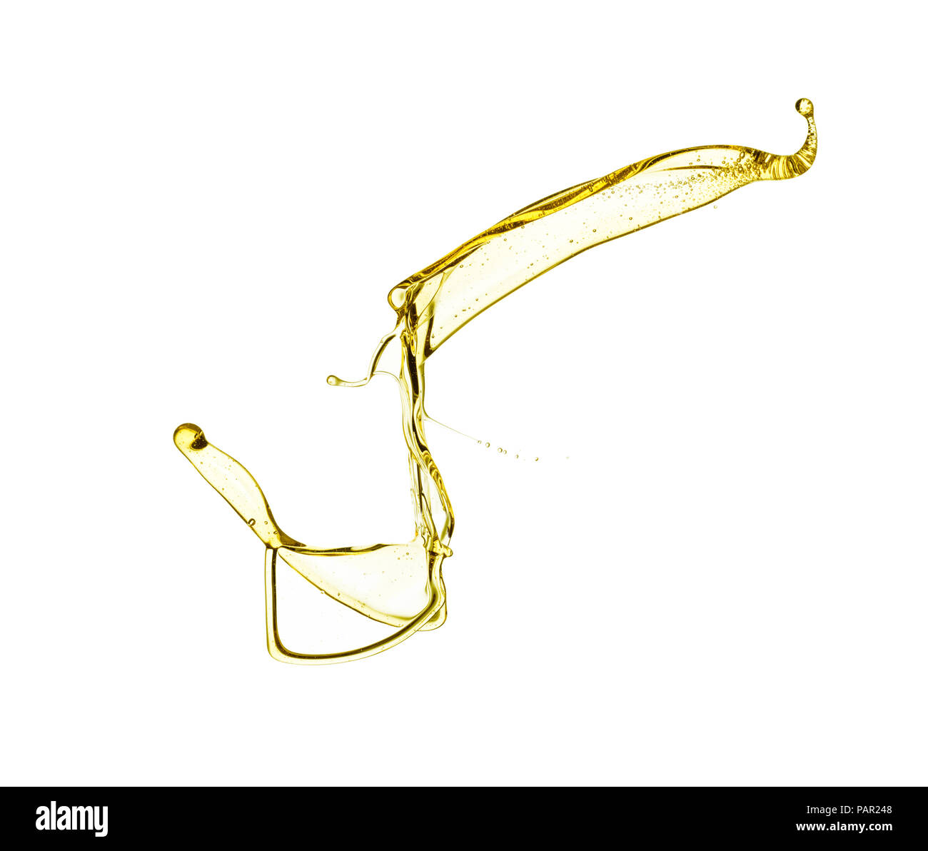 engine oil splashing isolated on white background Stock Photo - Alamy