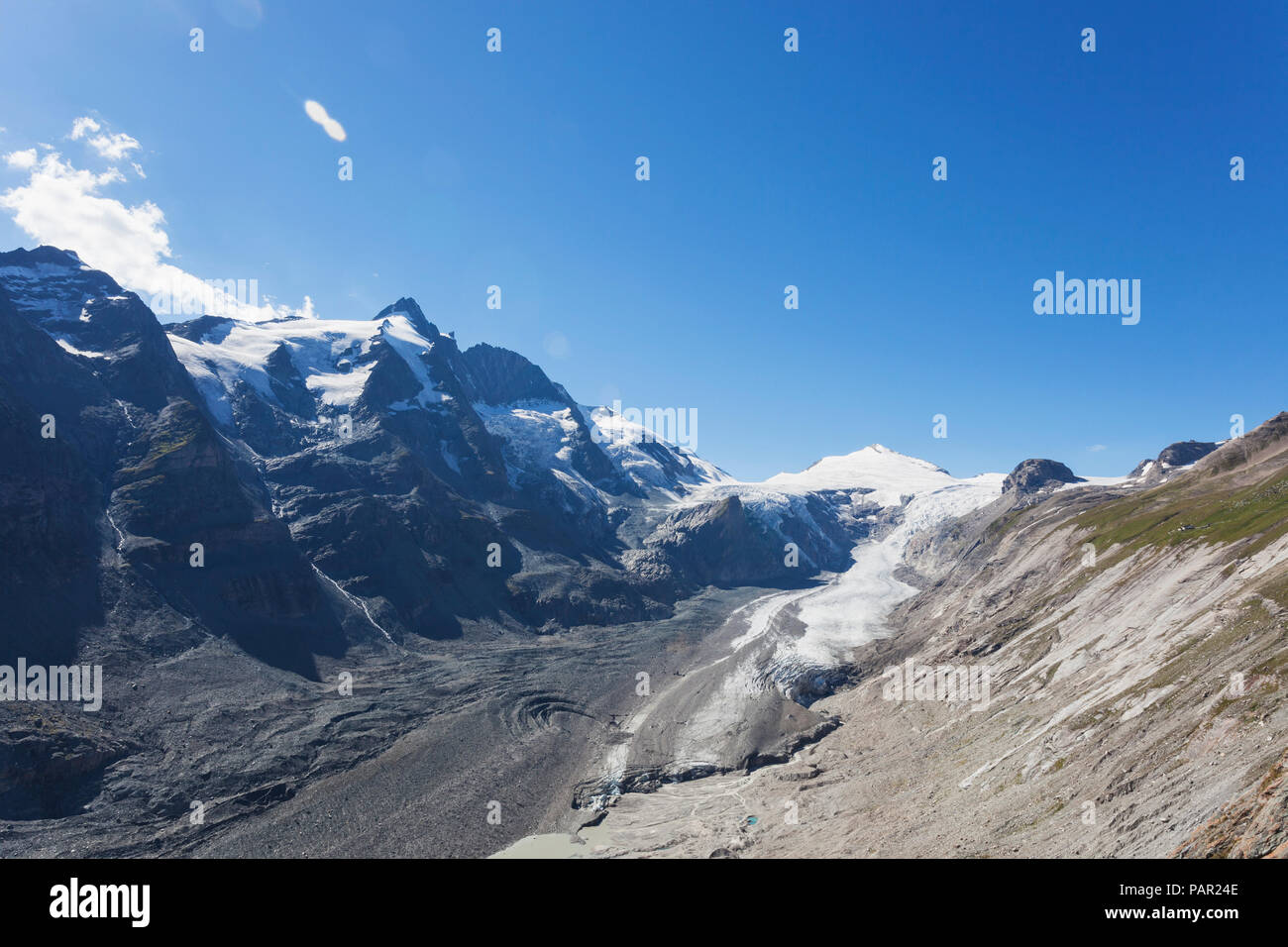 Austria, Carinthia, High Tauern National Park, Grossglockner peak ...