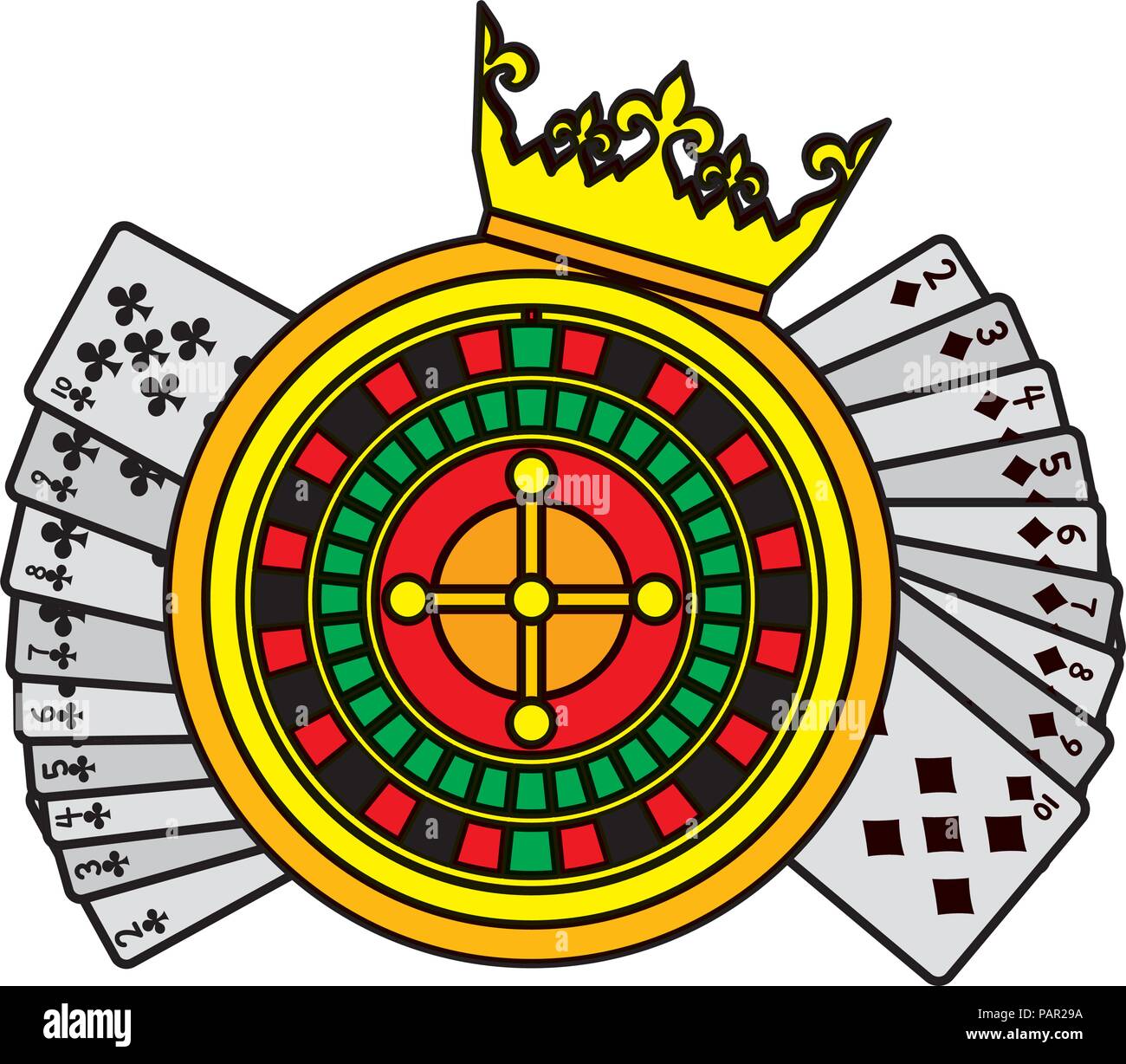 Diamonds crown Stock Vector Images - Alamy