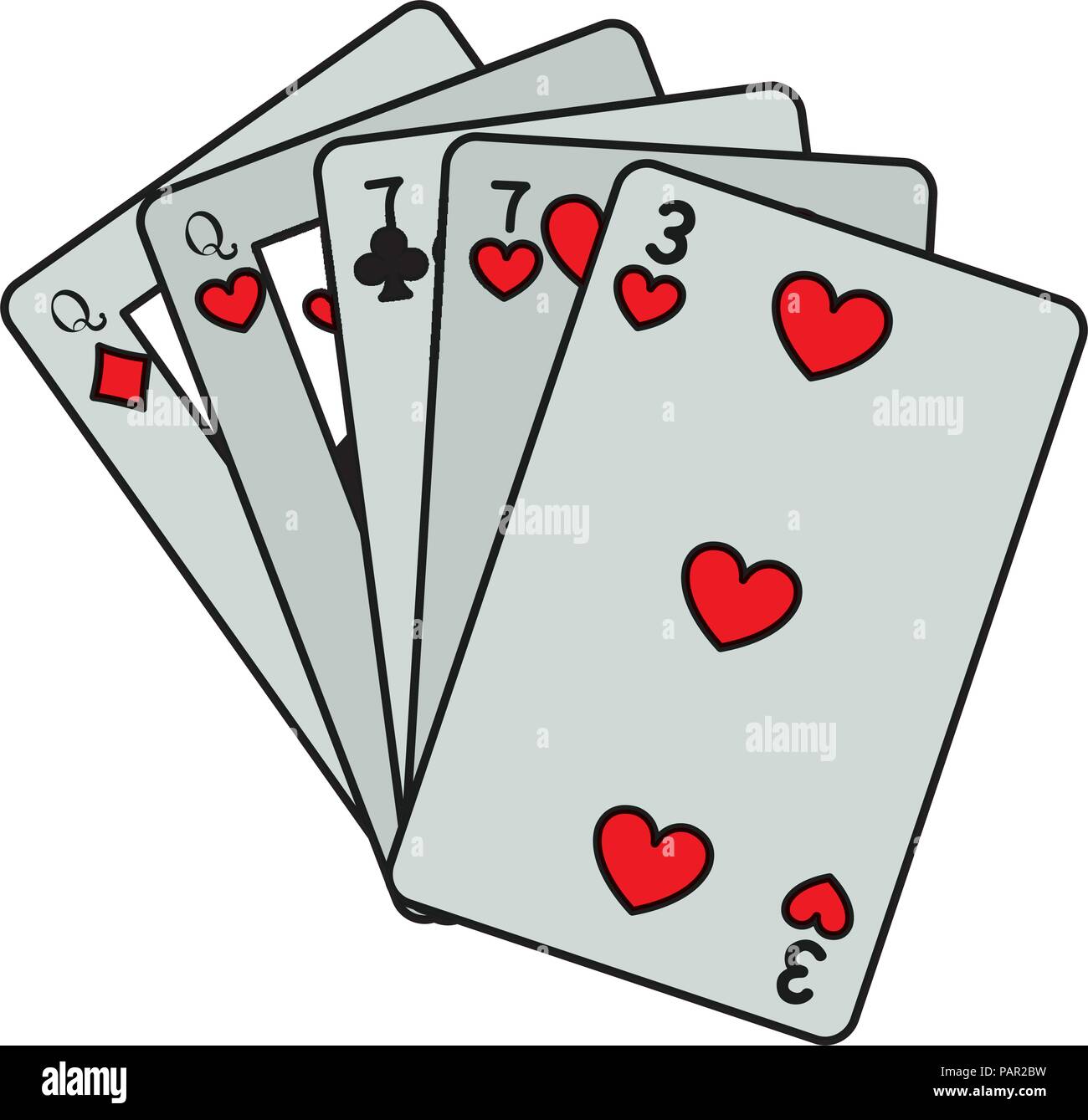 Two color cards Stock Vector Images - Alamy