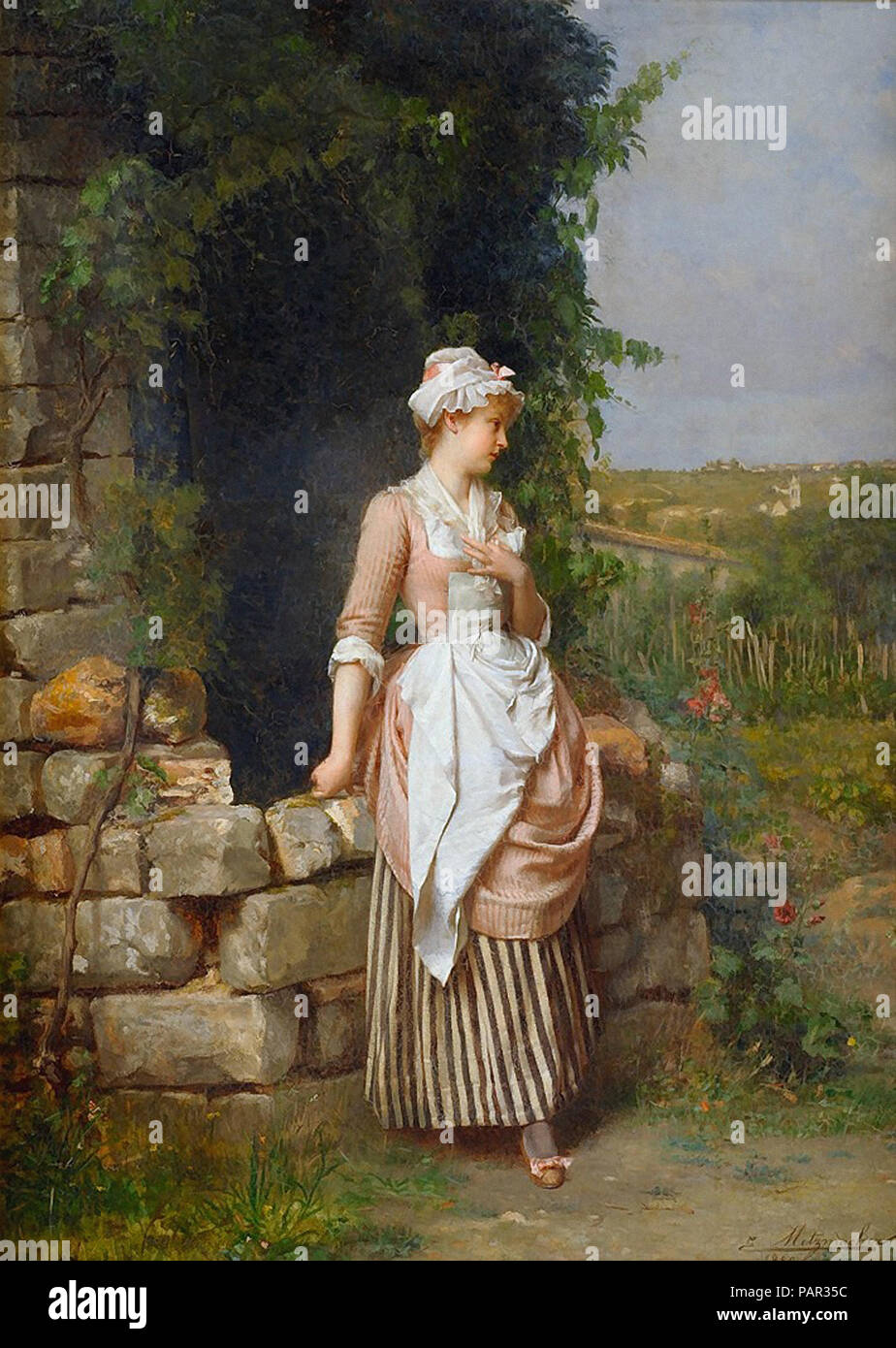 Metzmacher Emile Pierre - the First Rendez-Vous Stock Photo - Alamy