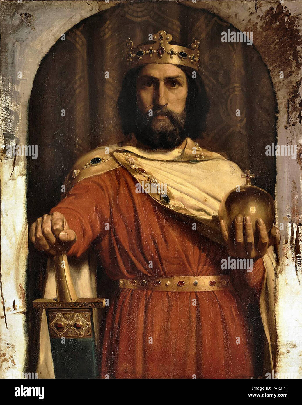 Meissonier Jean-Louis Ernest - Charles the Great King of the Franks ...