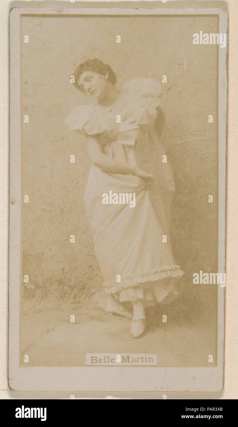 Belle Martin, from the Actresses series (N245) issued by Kinney ...