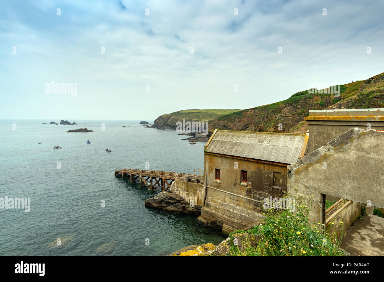 Polpeor cove lifeboat station was built in 1914 hi-res stock photography and images - Alamy