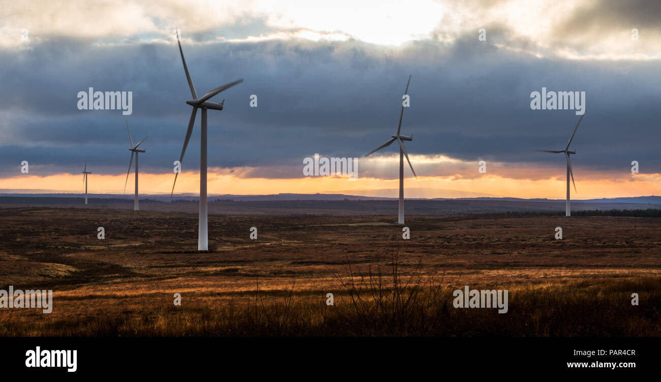 Whitelee wind farm view, Scotland Stock Photo - Alamy