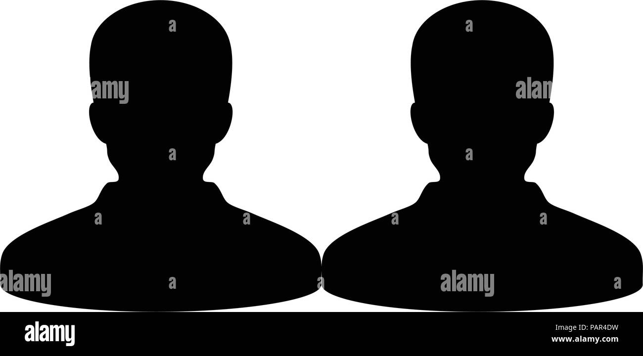 Partnership icon vector male group of persons symbol avatar for ...