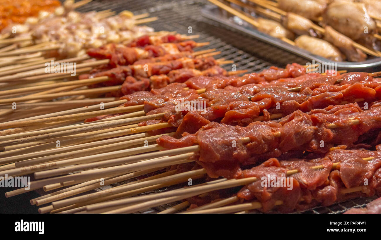 Stick sticks skewered skewer hi-res stock photography and images - Alamy