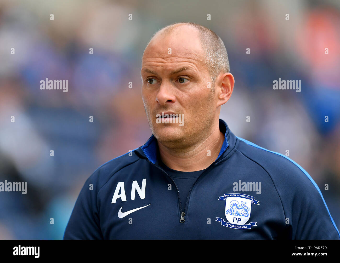 Preston North End manager Alex Neil Stock Photo - Alamy